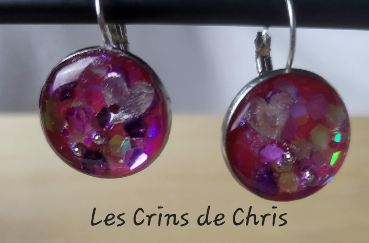 BO Dormeuse Rose - Les Crins de Chris